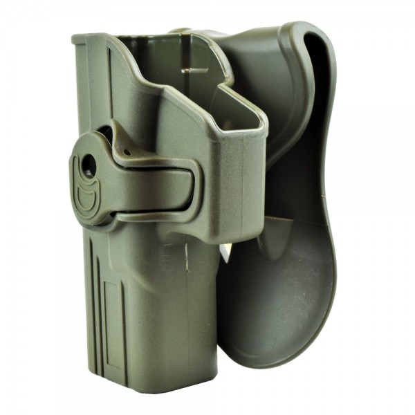 WOSPORT QUICK PULL HOLSTER FOR LEFT-HANDED GLOCK SERIES OLIVE DRAB (WO ...