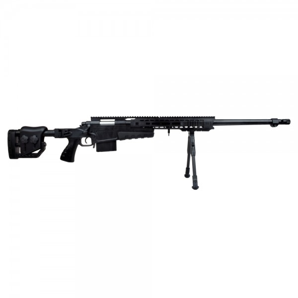 WELL SNIPER BOLT ACTION RIFLE BLACK (MB4419B) | Jolly Softair