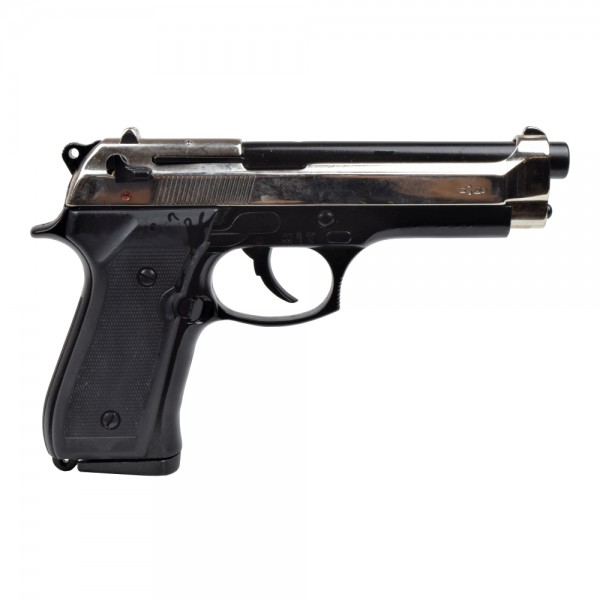 BRUNI TOP FIRING BLANK PISTOL 92 CALIBER 9MM BICOLOR (BR-1305BN ...