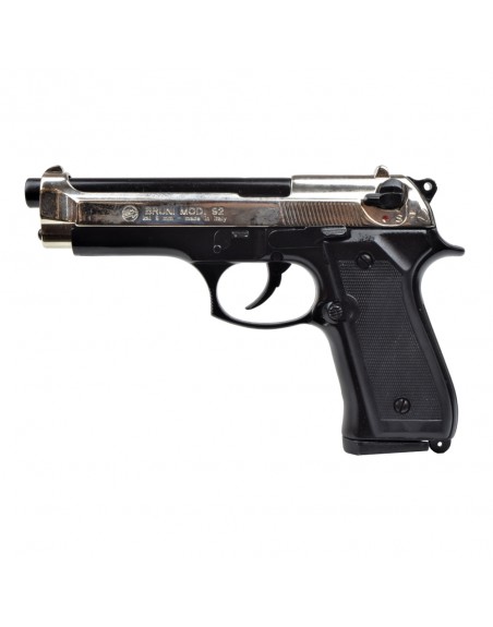 BRUNI TOP FIRING BLANK PISTOL 92 CALIBER 9MM BICOLOR (BR-1305BN ...