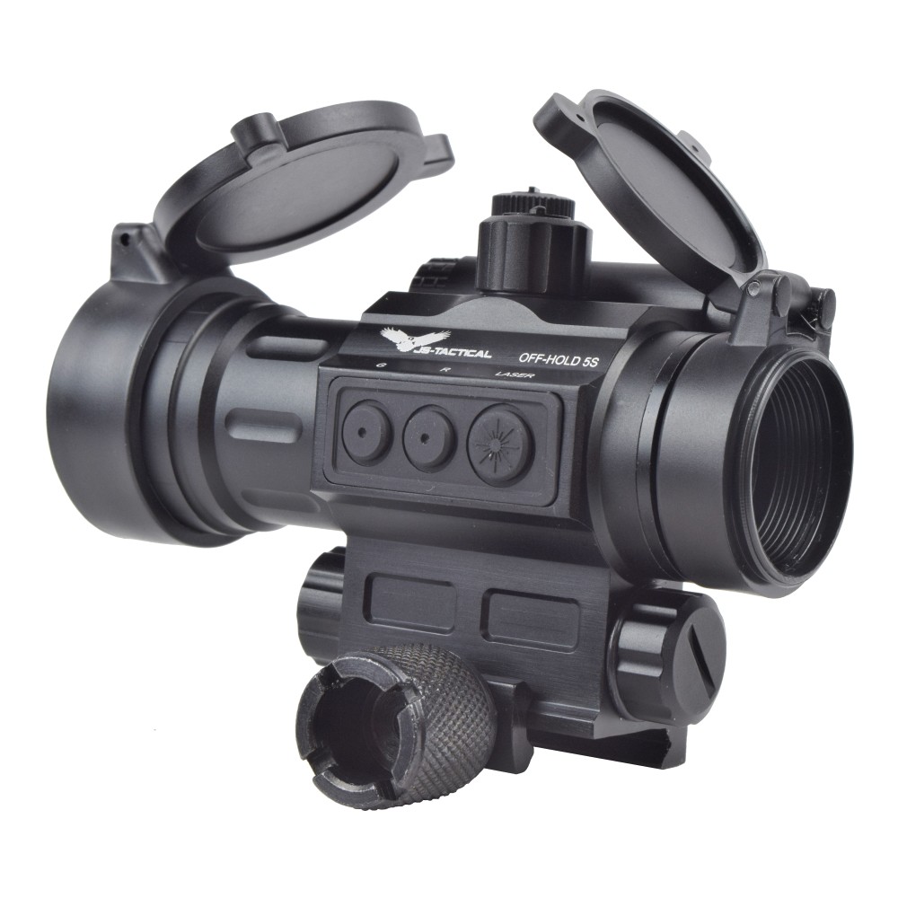 JS-TACTICAL RED DOT SIGHT SCOPE WITH INTEGRATED LASER (JS-HD30L) | Jolly Softair