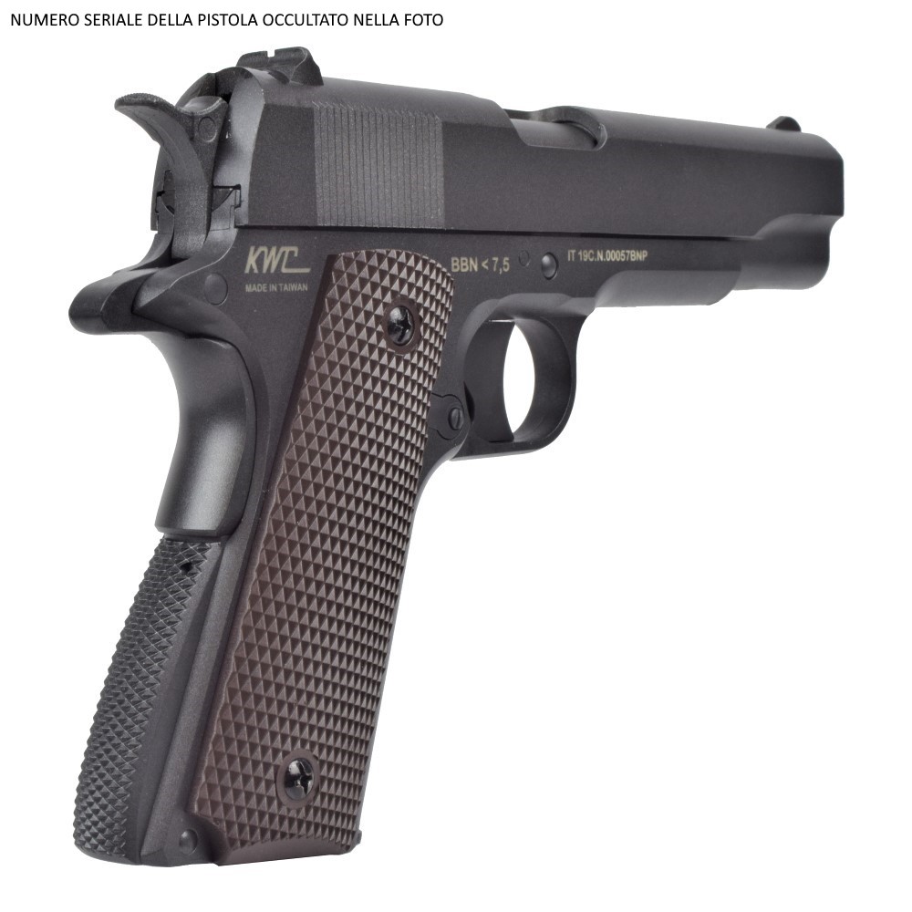 BRUNI GUNS CO2 PISTOL CALIBER 4,5MM PELLETS 1911 (BR-1911) | Jolly Softair