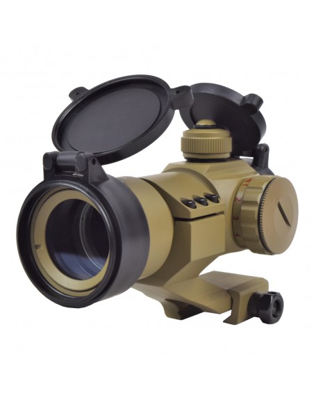 JS-TACTICAL RED DOT 1X30 TAN (JS-1X30RDTAN) | Jolly Softair