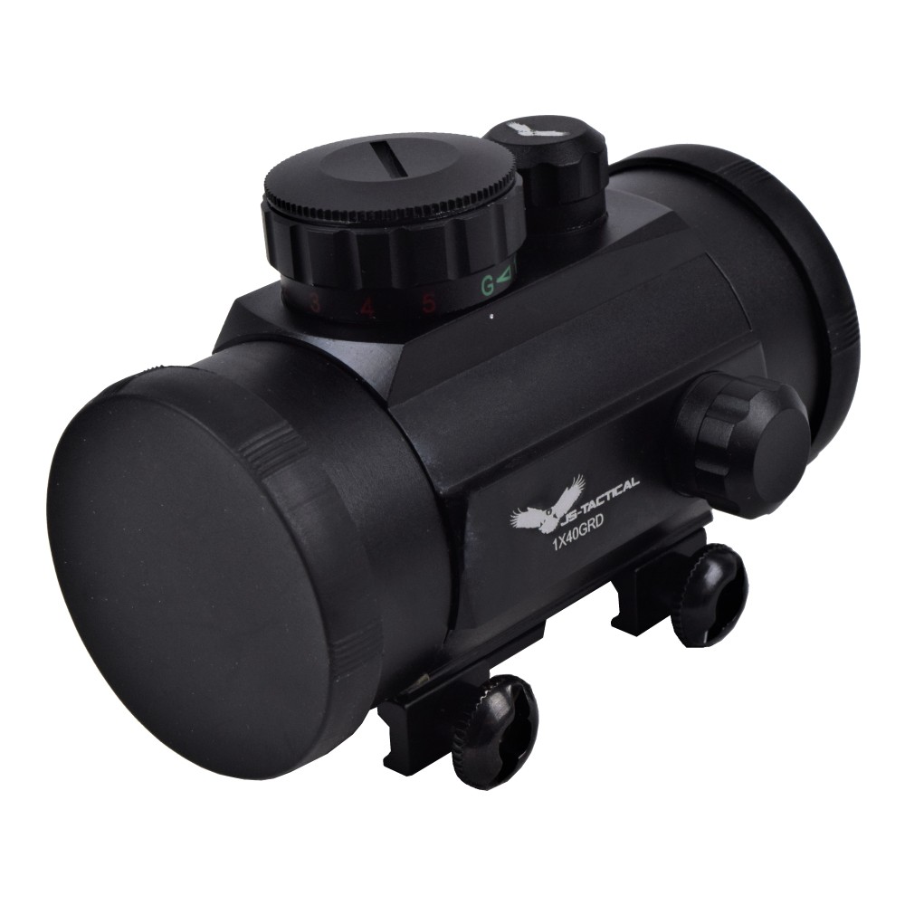 JS-TACTICAL RED DOT TUBE 46MM BLACK (JS-1X46GRD) | Jolly Softair
