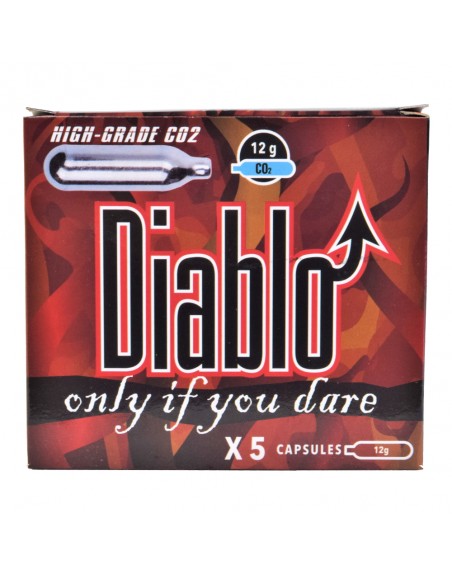 DIABLO CO2 12g CARTRIDGES 5 PIECES SET (C5DIABLO) | Jolly Softair