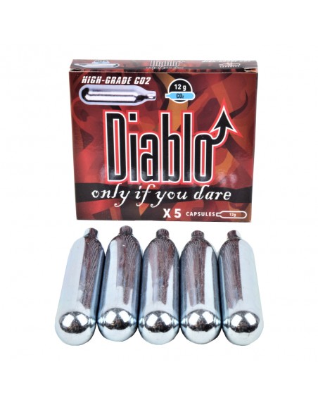 DIABLO CO2 12g CARTRIDGES 5 PIECES SET (C5DIABLO) | Jolly Softair