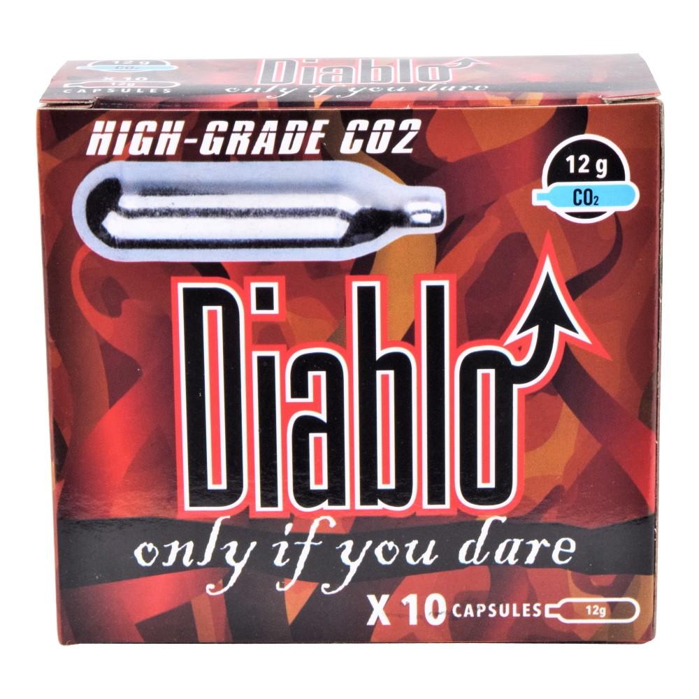 DIABLO CO2 12g CARTRIDGES 10 PIECES SET (C10DIABLO) | Jolly Softair