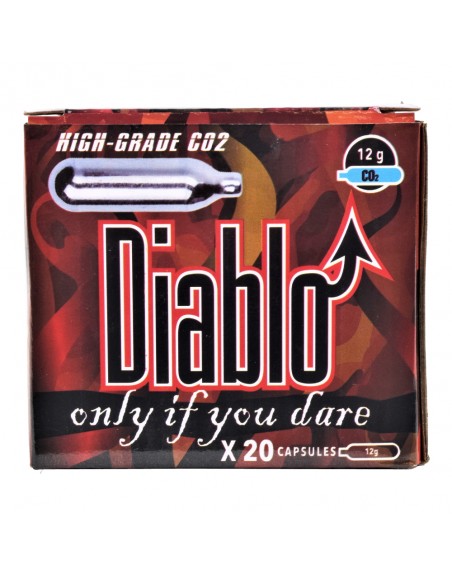 DIABLO CO2 12g CARTRIDGES 20 PIECES SET (C20DIABLO) | Jolly Softair