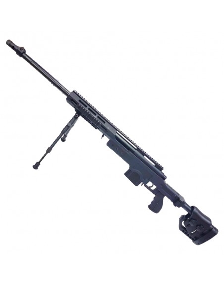WELL SNIPER BOLT ACTION RIFLE WITH BIPOD BLACK (MB4411B) | Jolly Softair