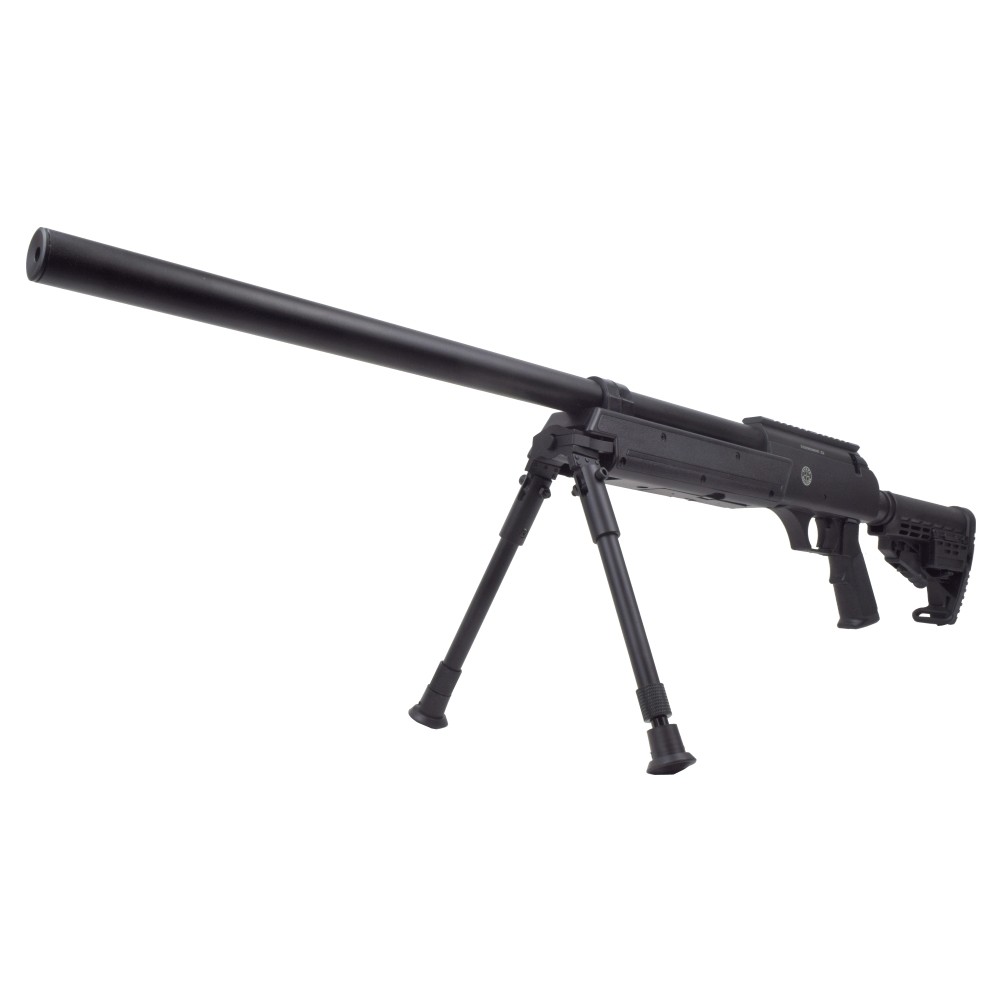 WELL SNIPER SPRING POWERED COMPACT RIFLE WITH BIPOD BLACK (MB13A ...