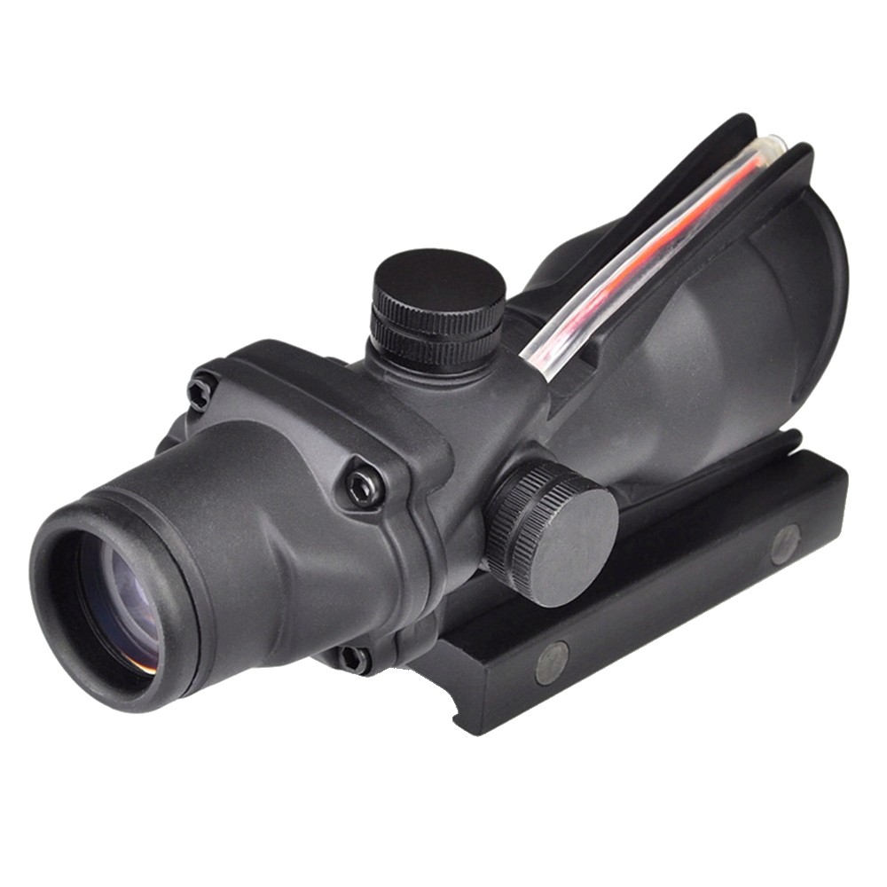 AIM-O ACOG SCOPE 4X32C FIBER OPTIC BLACK (AO1002-B) | Jolly Softair