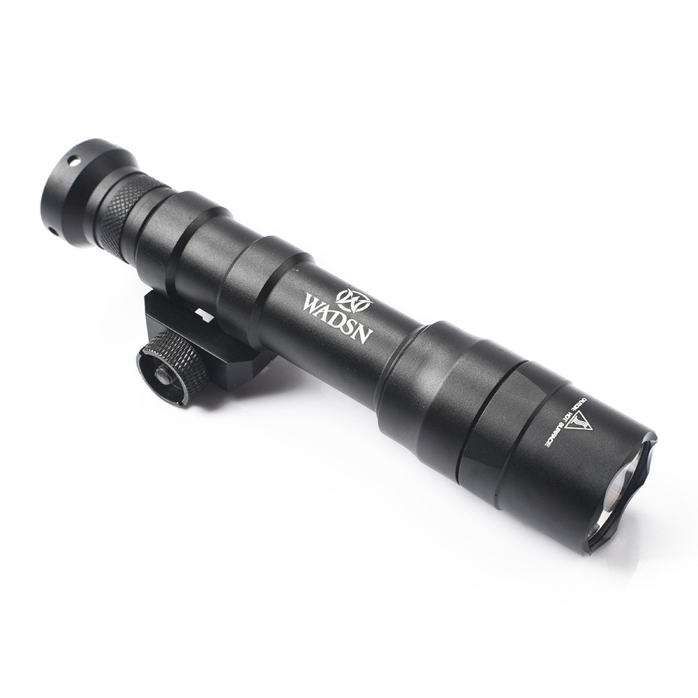 WADSN TACTICAL LED DUAL FUEL FLASHLIGHT BLACK (WD4001-B) | Jolly Softair