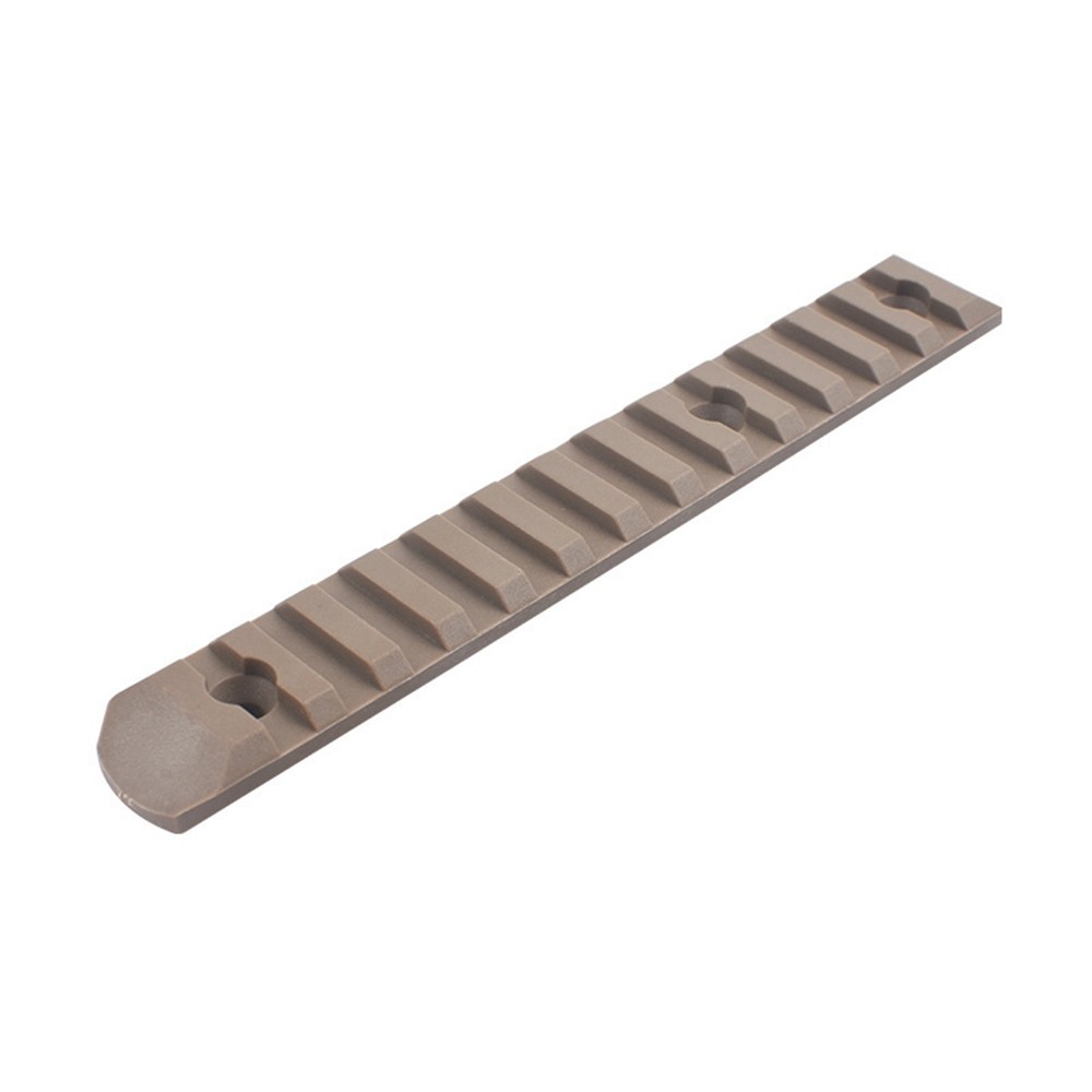 MP POLYMER 20MM RAILS FOR M-LOK AND KEYMOD 6 PIECES SET DARK EARTH ...