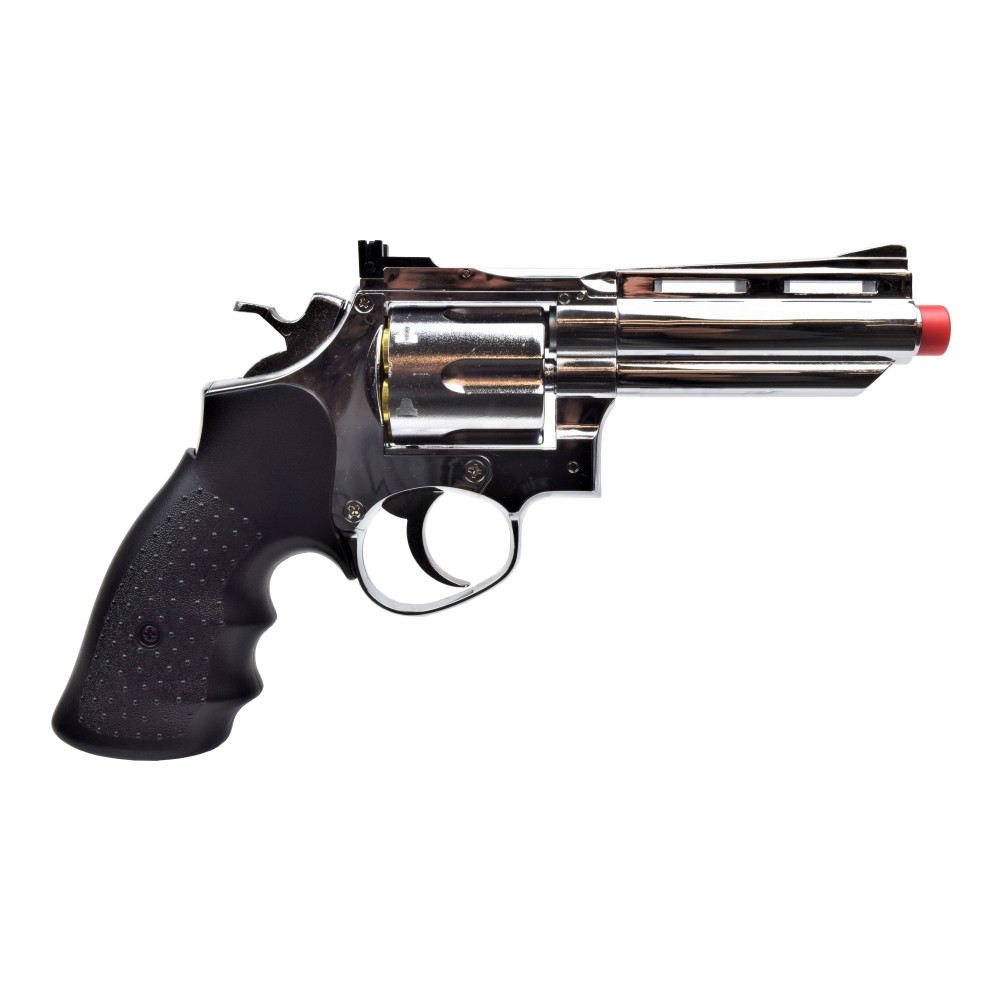 HFC GAS REVOLVER 4" SILVER (HG132S) | Jolly Softair