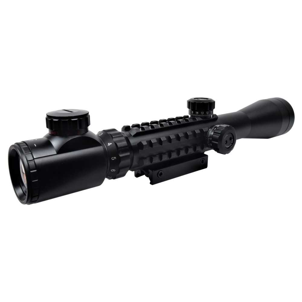 JS-TACTICAL SCOPE ZOOM 3X-9X LENS 40MM (JS-3-9X40RAIL) | Jolly Softair