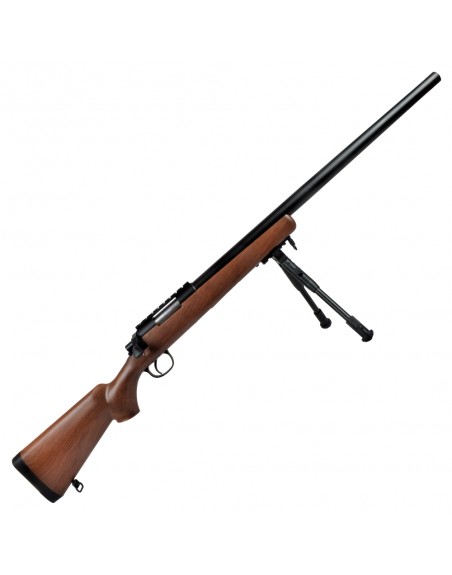 WELL FUCILE SNIPER A MOLLA CON BIPIEDE COLOR LEGNO (MB03BW) | Jolly Softair