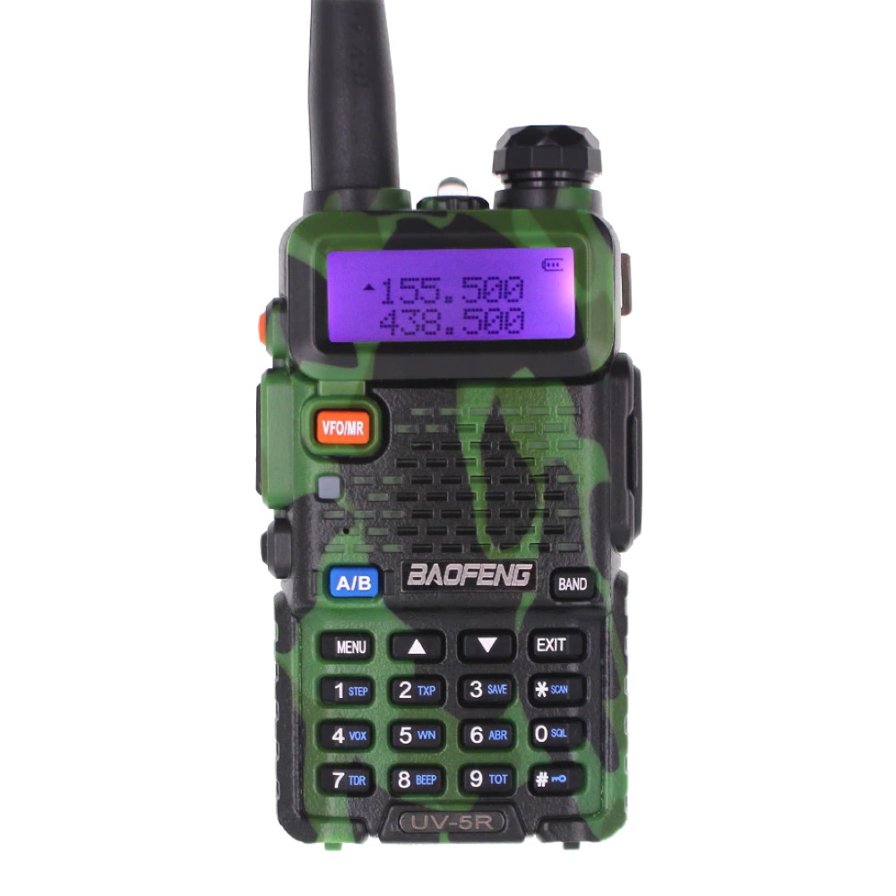 BAOFENG DUAL BAND VHF/UHF FM RADIO CAMO (BF-UV5R-CAMO) | Jolly Softair