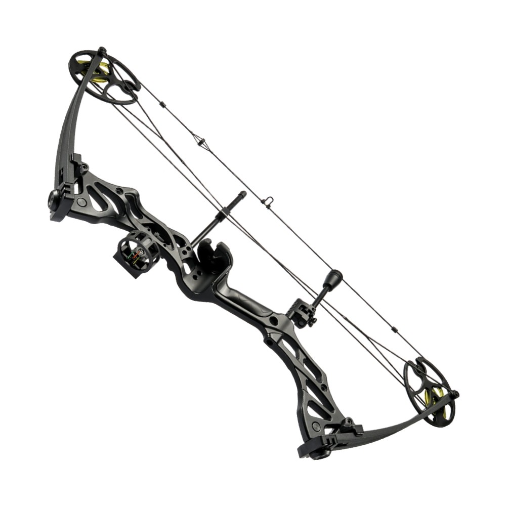 MAN KUNG COMPOUND BOW FOSSIL 30-70 LBS BLACK (MK-CB75B) | Jolly Softair