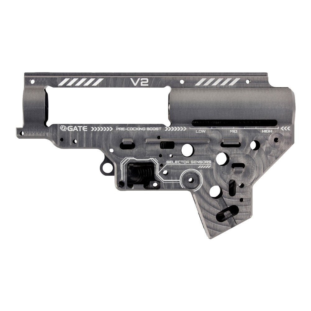 GATE EON GEARBOX SHELLS V2 - TITANIUM (EON-GB2-T) | Jolly Softair