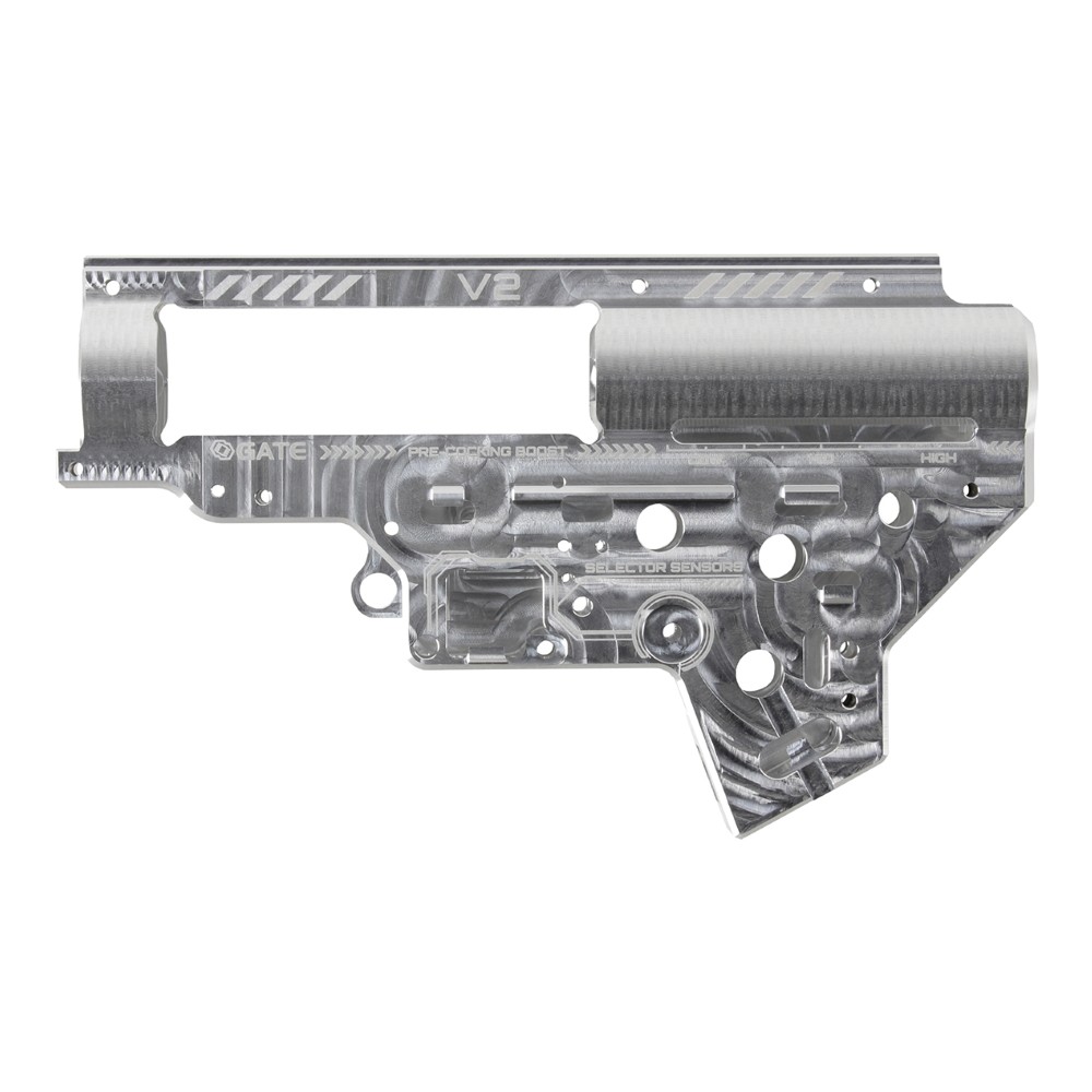 GATE EON GEARBOX SHELLS V2 - SILVER (EON-GB2-S) | Jolly Softair