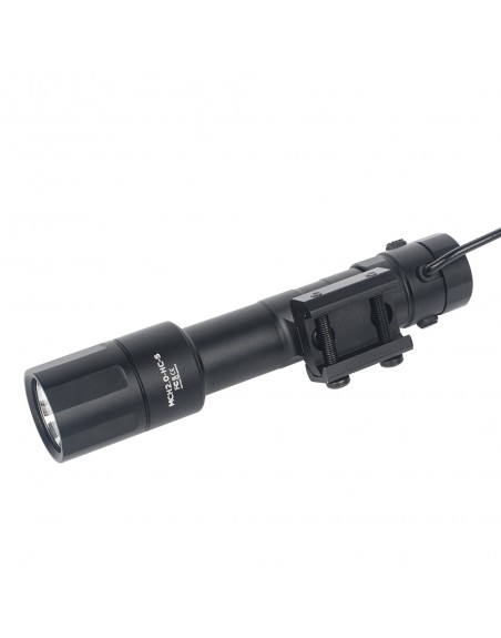 WADSN TACTICAL LED FLASHLIGHT 1300 LUMENS BLACK (WD4075-B) | Jolly Softair