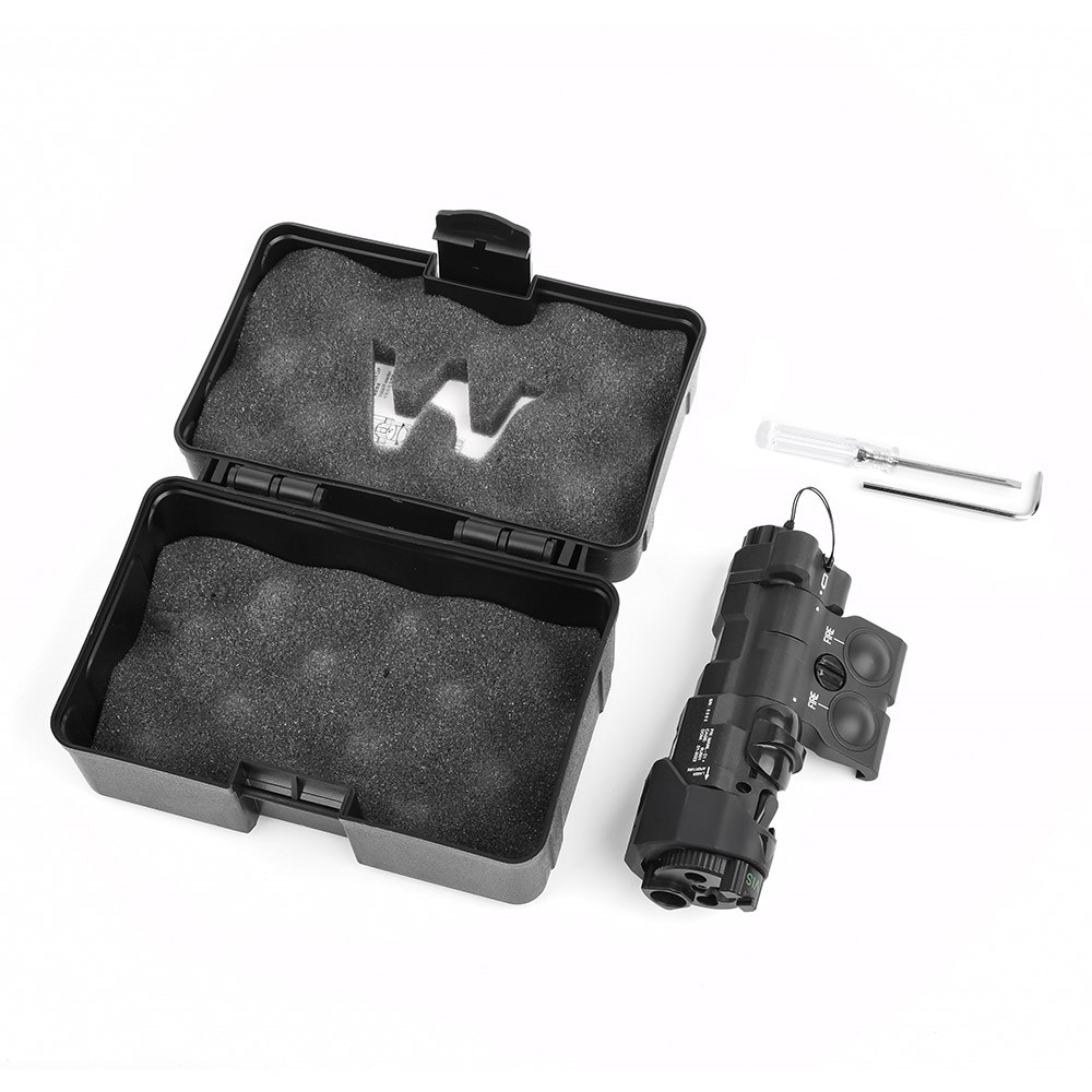 WADSN AIMING DEVICE RED/IR LASER WITH WHITE/IR LED BLACK (WD6075-B) | Jolly Softair