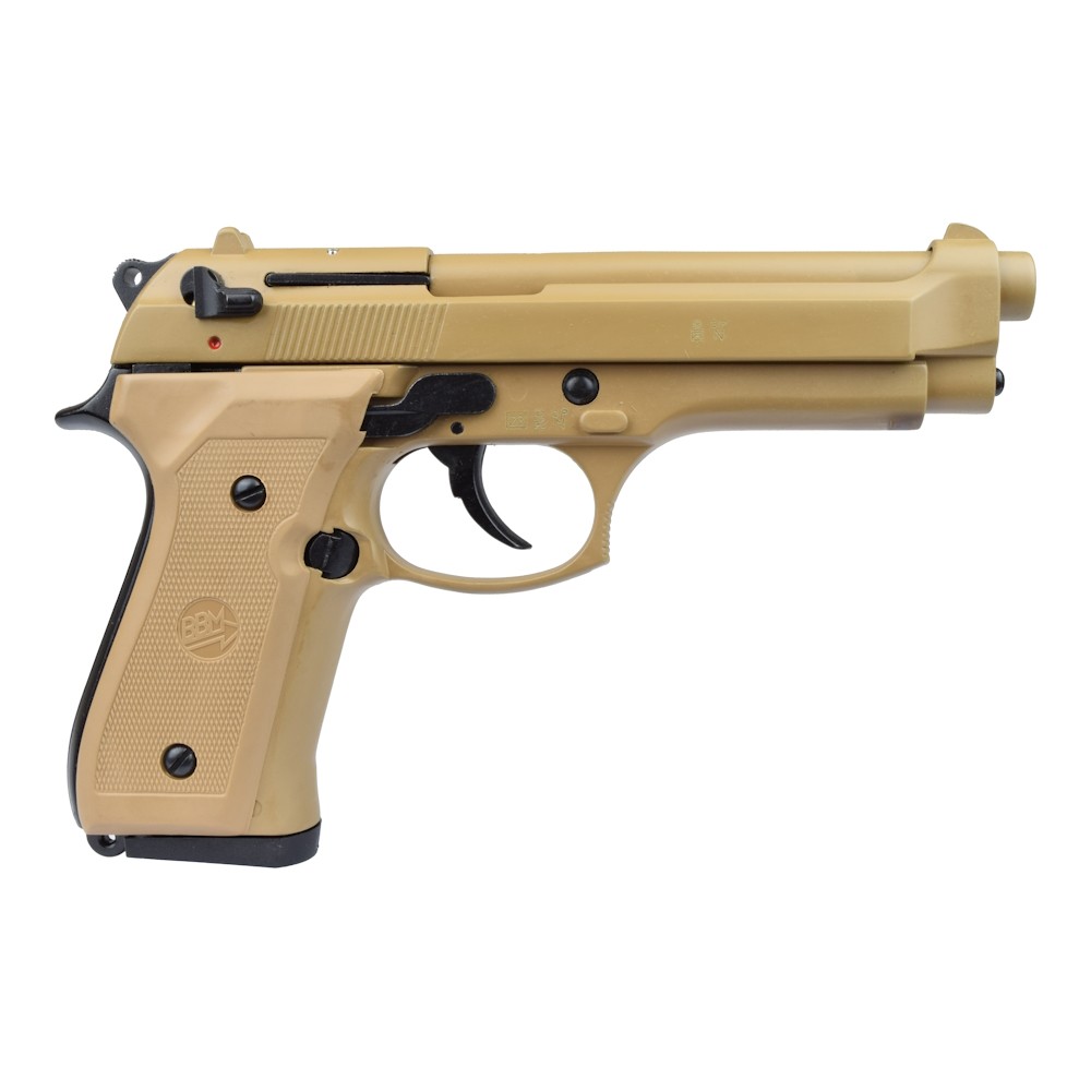 BRUNI PISTOLA A SALVE 92 CALIBRO 9MM DESERT (BR-1305D) | Jolly Softair