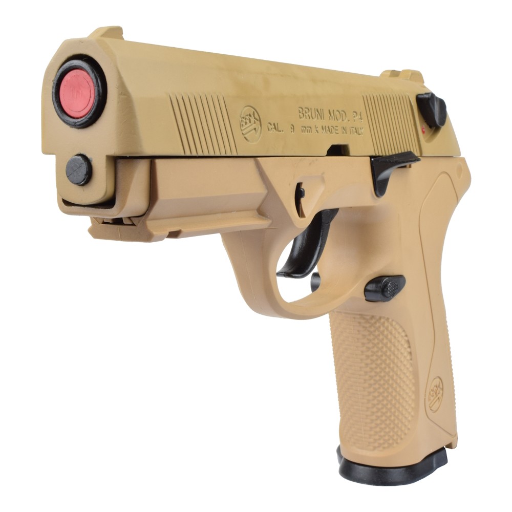 BRUNI TOP FIRING BLANK PISTOL P4 CALIBER 9MM DESERT (BR-2601D) | Jolly ...