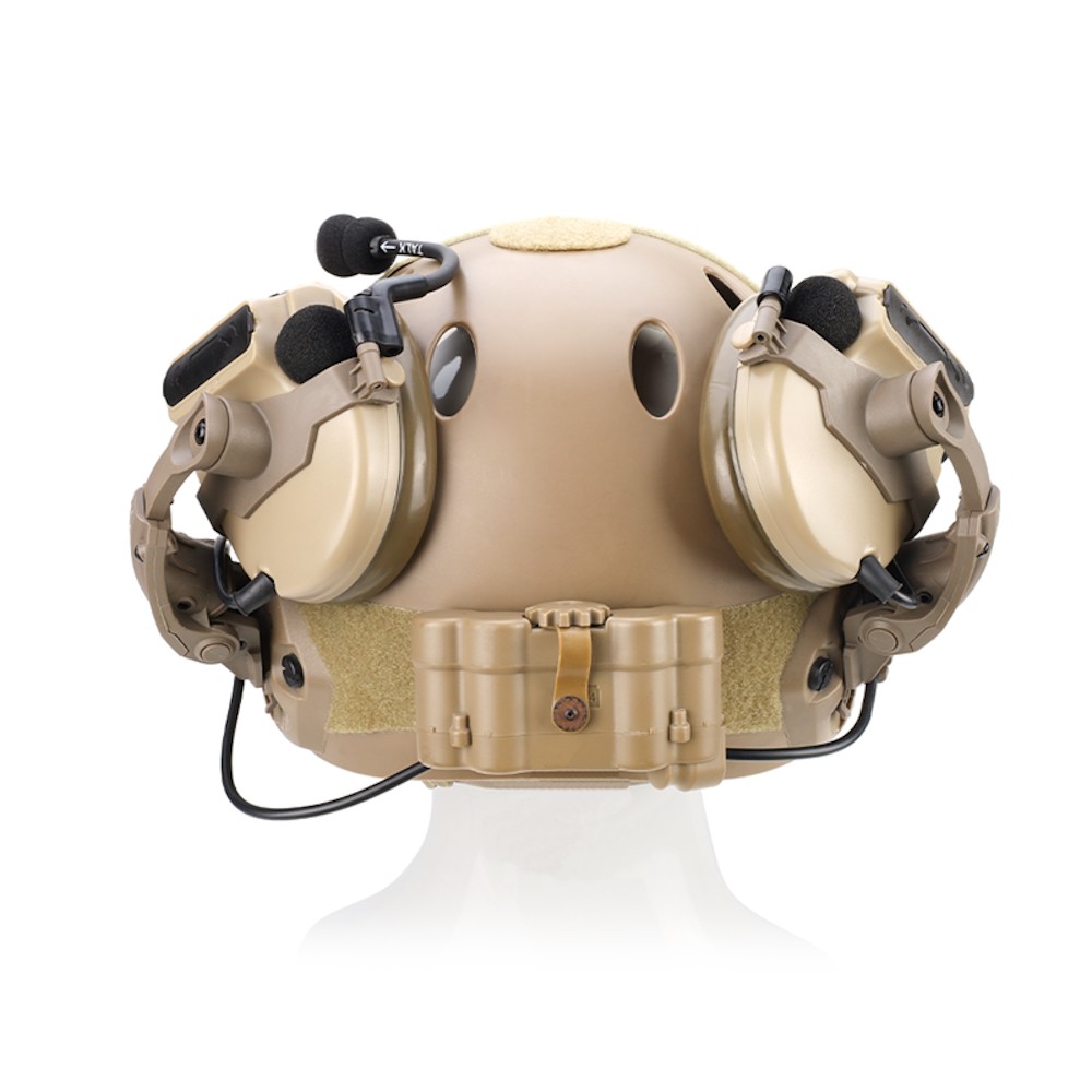 ZTAC TACTICAL COMTAC HEADSET BRACKETS FOR ARC RAILS DARK EARTH (EL ...