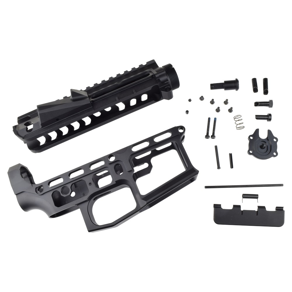 RETROARMS CNC RECEIVER SKELETONIZED TYPE C FOR M4 (RA-7173) | Jolly Softair