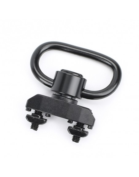 METAL QD SLING SWIVEL WITH MOUNT FOR KEYMOD/M-LOK BLACK (ME04022-B ...