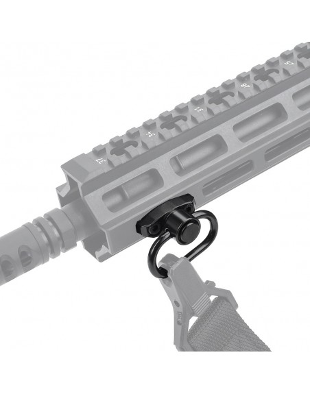 METAL QD SLING SWIVEL WITH MOUNT FOR KEYMOD/M-LOK BLACK (ME04022-B ...