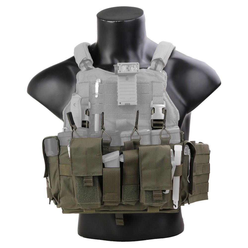 EMERSONGEAR CHEST RIG PANEL WITH MAGAZINE POUCH RANGER GREEN (EM7363RG ...