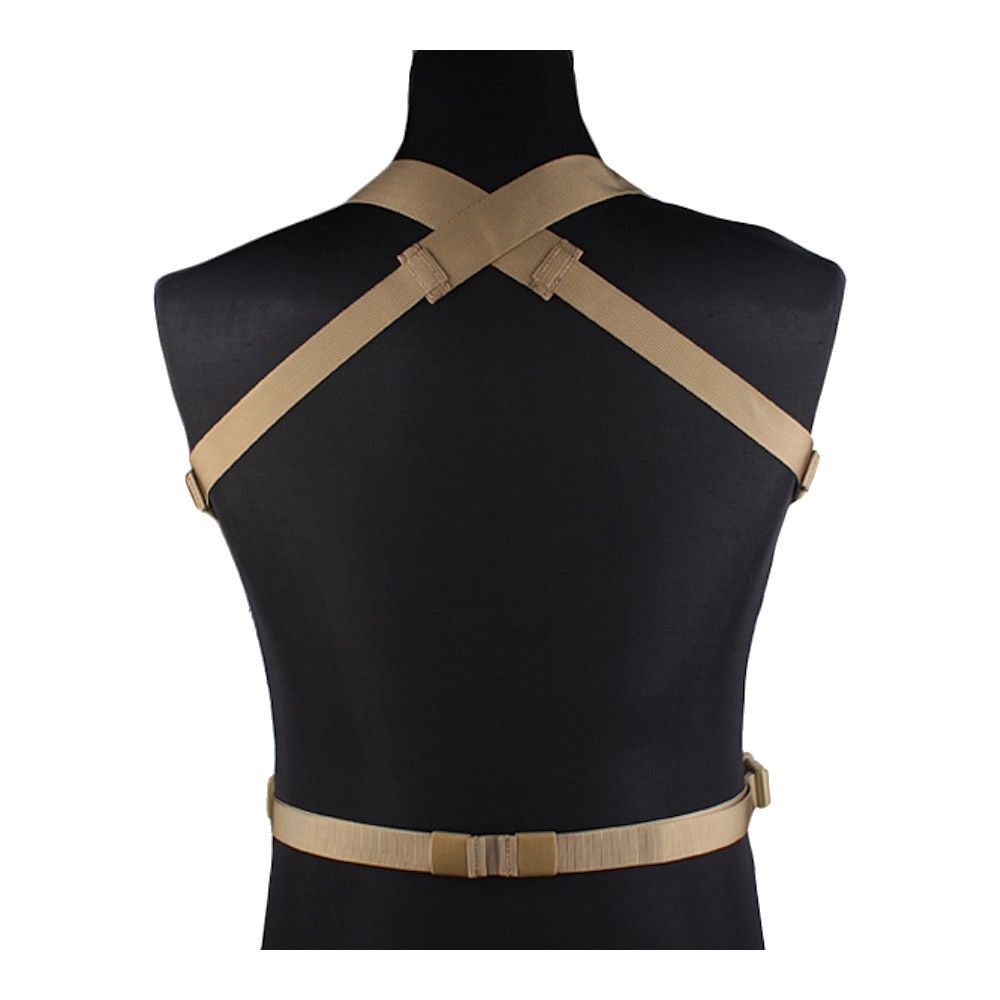 EMERSONGEAR TACTICAL CHEST RIG WITH MP7 MAG POUCHES COYOTE BROWN ...