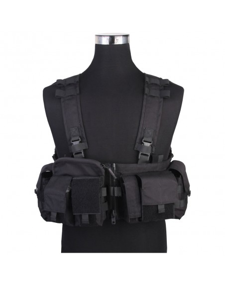 EMERSONGEAR SPLIT FRONT TACTICAL CHEST RIG NERO (EM7451F) | Jolly Softair