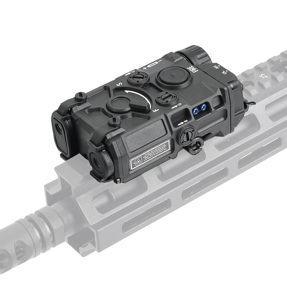 WADSN AIMING DEVICE RED/IR LASER WITH WHITE LED BLACK (WD6087-B) | Jolly Softair