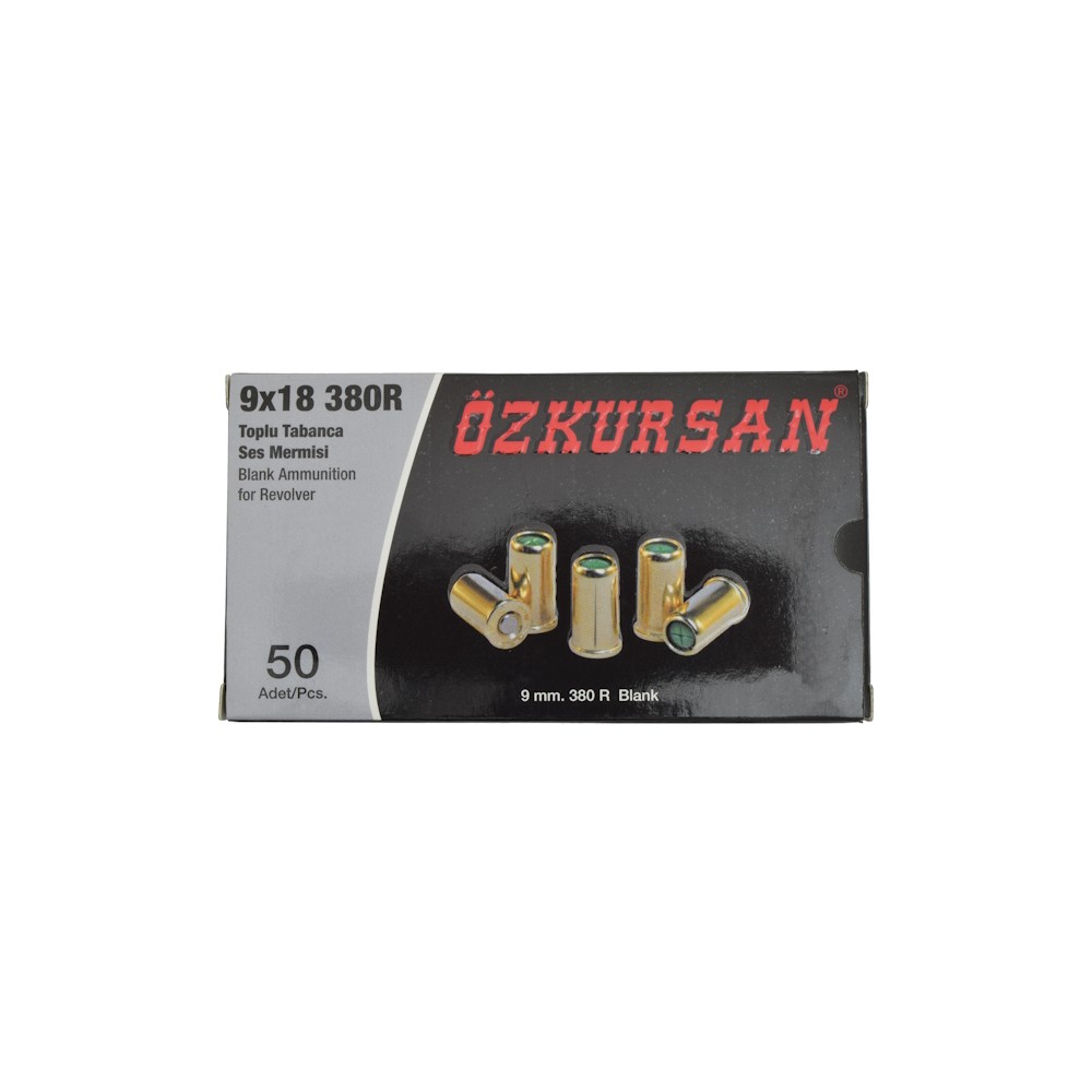 OZKURSAN BLANK CARTRIDGES CALIBER 380 R (CT14) | Jolly Softair