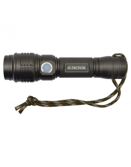 JS-TACTICAL LED FLASHLIGHT 300 LUMENS BLACK (LB-M1) | Jolly Softair