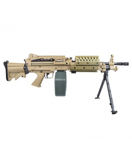 A&K ELECTRIC RIFLE MK46 POLYMER VERSION DARK EARTH (MK46PT) | Jolly Softair