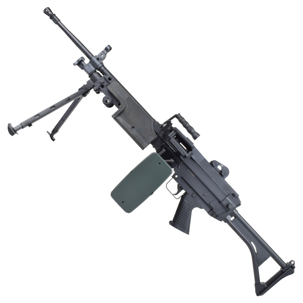 A&K ELECTRIC RIFLE M249-MK1 POLYMER VERSION BLACK (M249-MK1P) | Jolly Softair