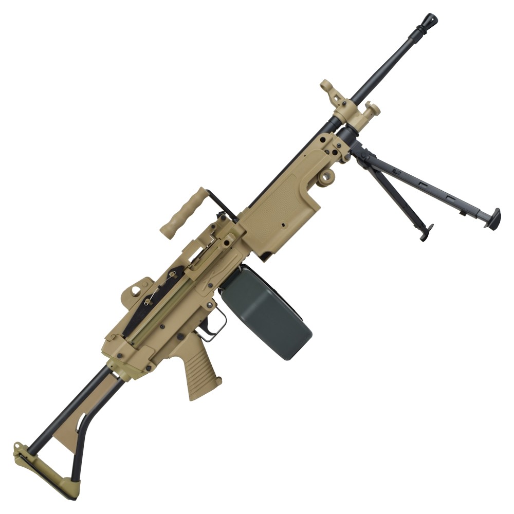 A&K ELECTRIC RIFLE M249-MK1 POLYMER VERSION DARK EARTH (M249-MK1PT ...