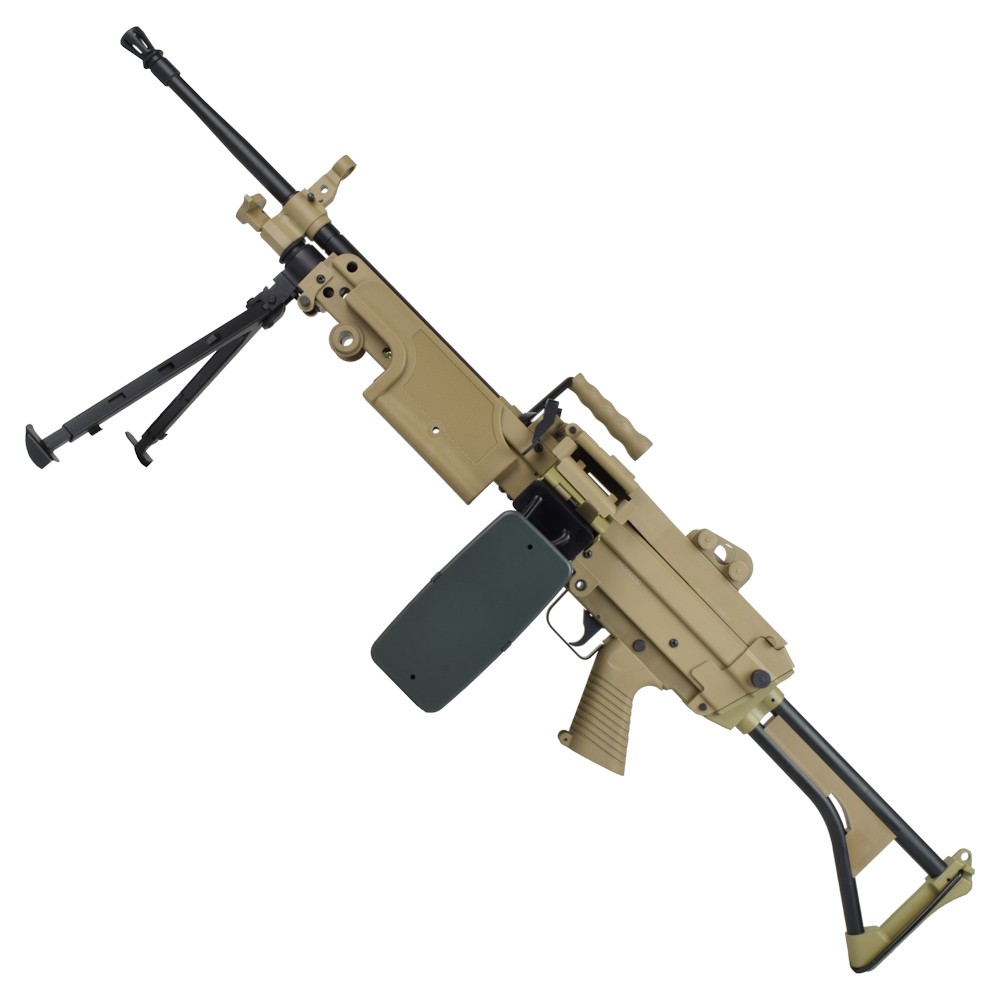 A&K ELECTRIC RIFLE M249-MK1 POLYMER VERSION DARK EARTH (M249-MK1PT ...