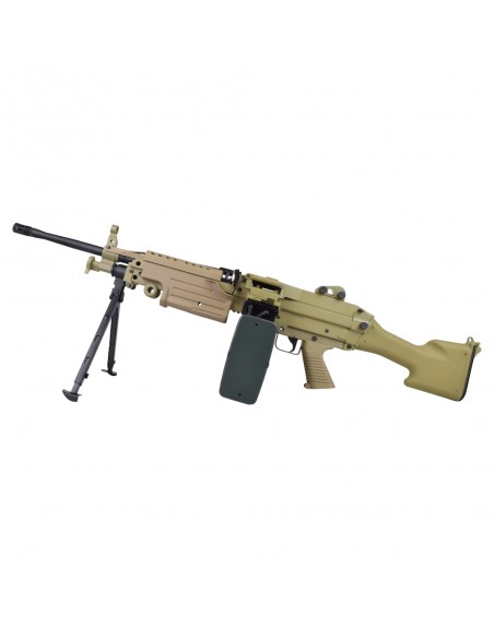 A&K FUCILE ELETTRICO M249-MK2 METAL VERSION DARK EARTH (M249-MK2T ...
