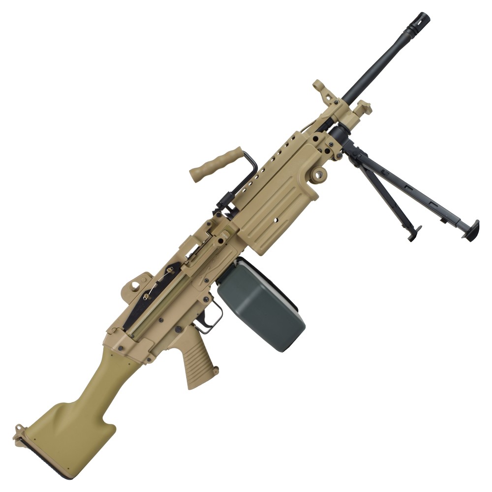 A&K ELECTRIC RIFLE M249-MK2 POLYMER VERSION DARK EARTH (M249-MK2PT ...