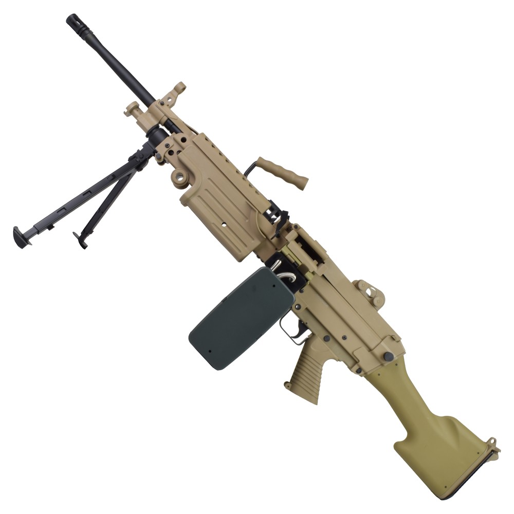 A&K ELECTRIC RIFLE M249-MK2 POLYMER VERSION DARK EARTH (M249-MK2PT ...