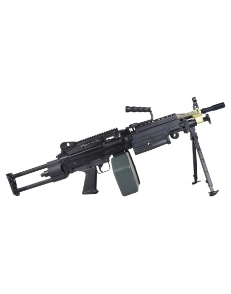 A&K ELECTRIC RIFLE M249 PARA METAL VERSION BLACK (M249-PARA) | Jolly Softair