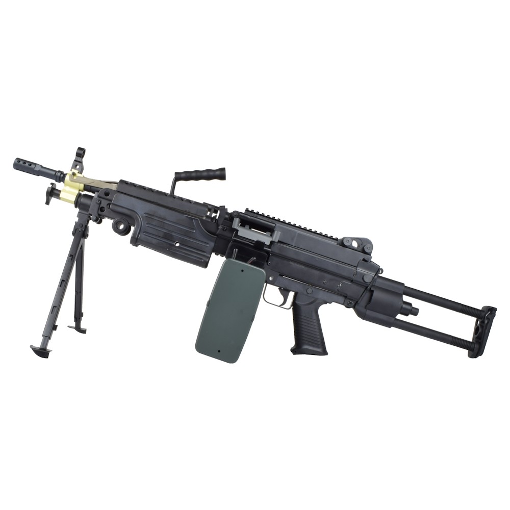 A&K ELECTRIC RIFLE M249 PARA METAL VERSION BLACK (M249-PARA) | Jolly Softair