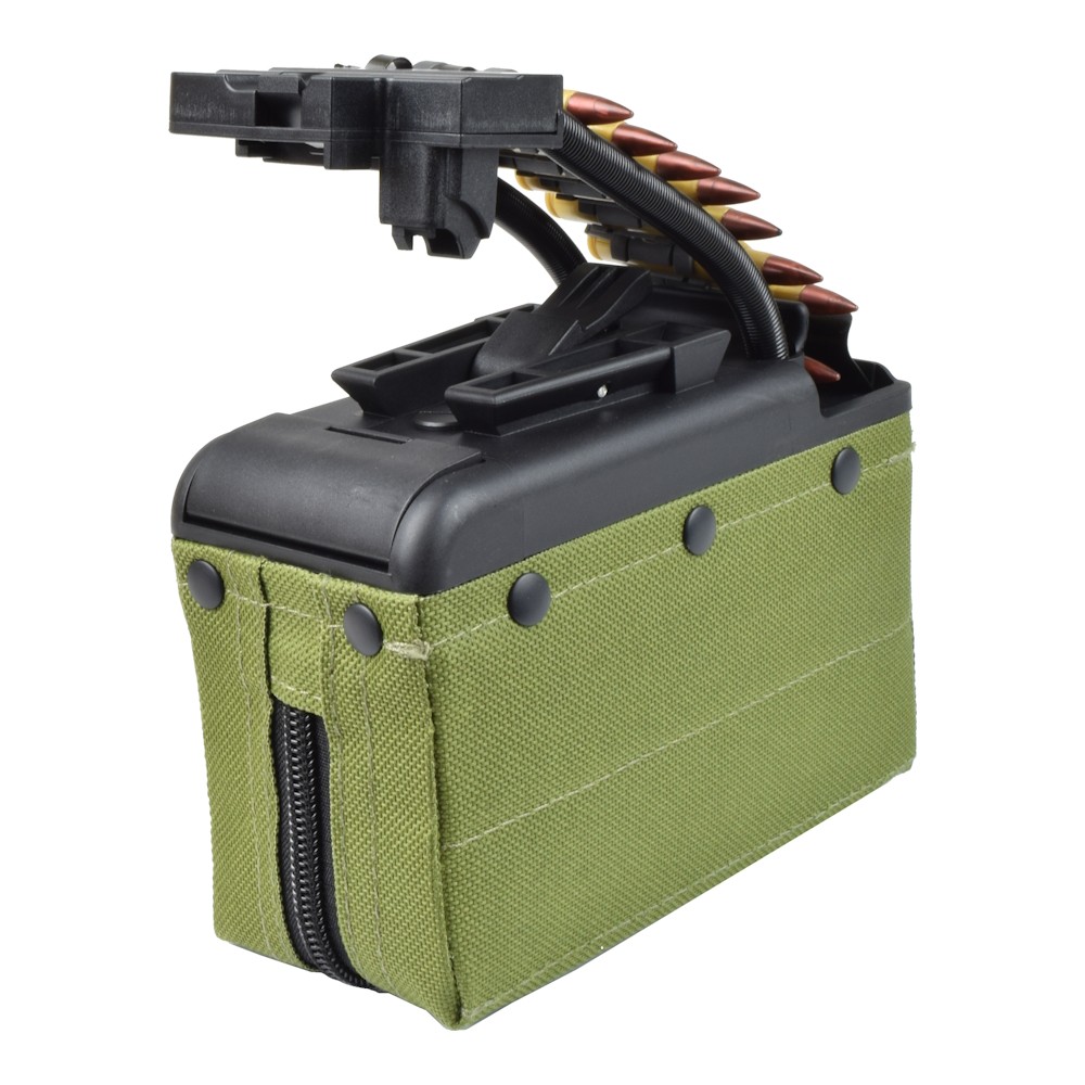 BATTLEAXE ELECTRIC MAGAZINE 2000 ROUNDS FOR MK46 MINIMI OLIVE DRAB ...