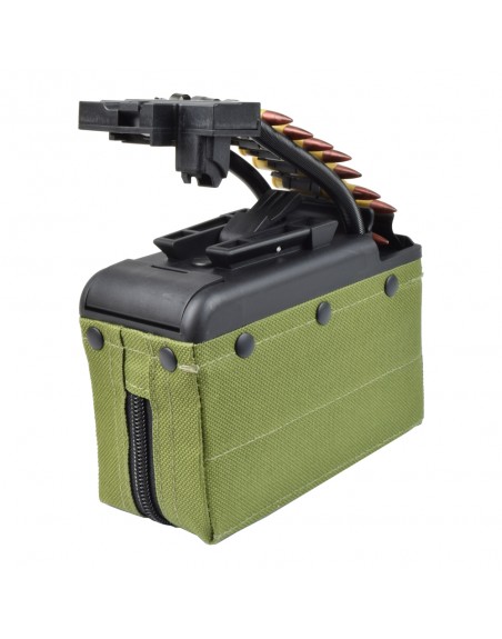 BATTLEAXE ELECTRIC MAGAZINE 2000 ROUNDS FOR MK46 MINIMI OLIVE DRAB ...