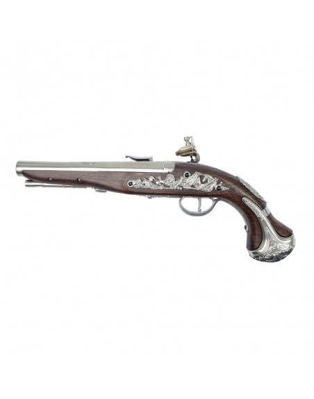 HFC "GEORGE WASHINGTON" FLINTLOCK GAS PISTOL SILVER (HG 501SN) | Jolly ...